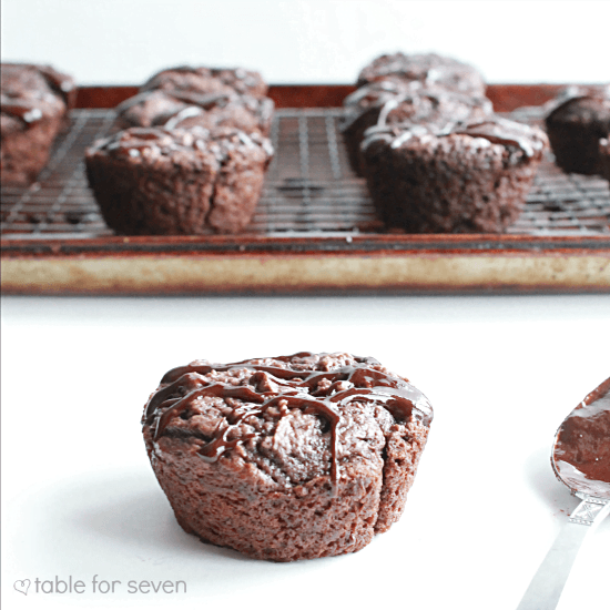 Two Ingredient Muffins - Table for Seven