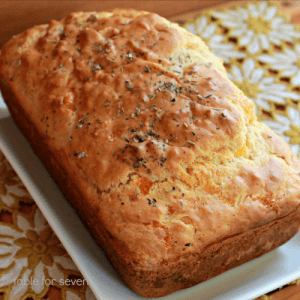 Garlic Cheddar Quick Bread Table for Seven