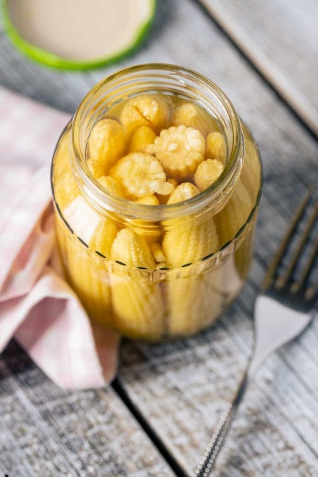 Pickled Baby Corn Recipe - Table for Seven