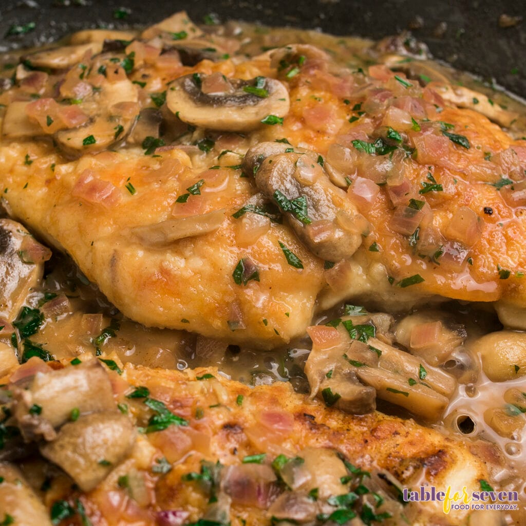 Carrabbas Chicken Marsala Recipe - Table for Seven