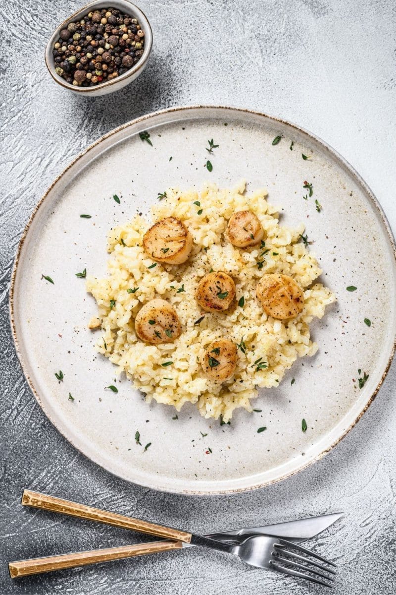 Gordon Ramsay Scallop Risotto - Table for Seven