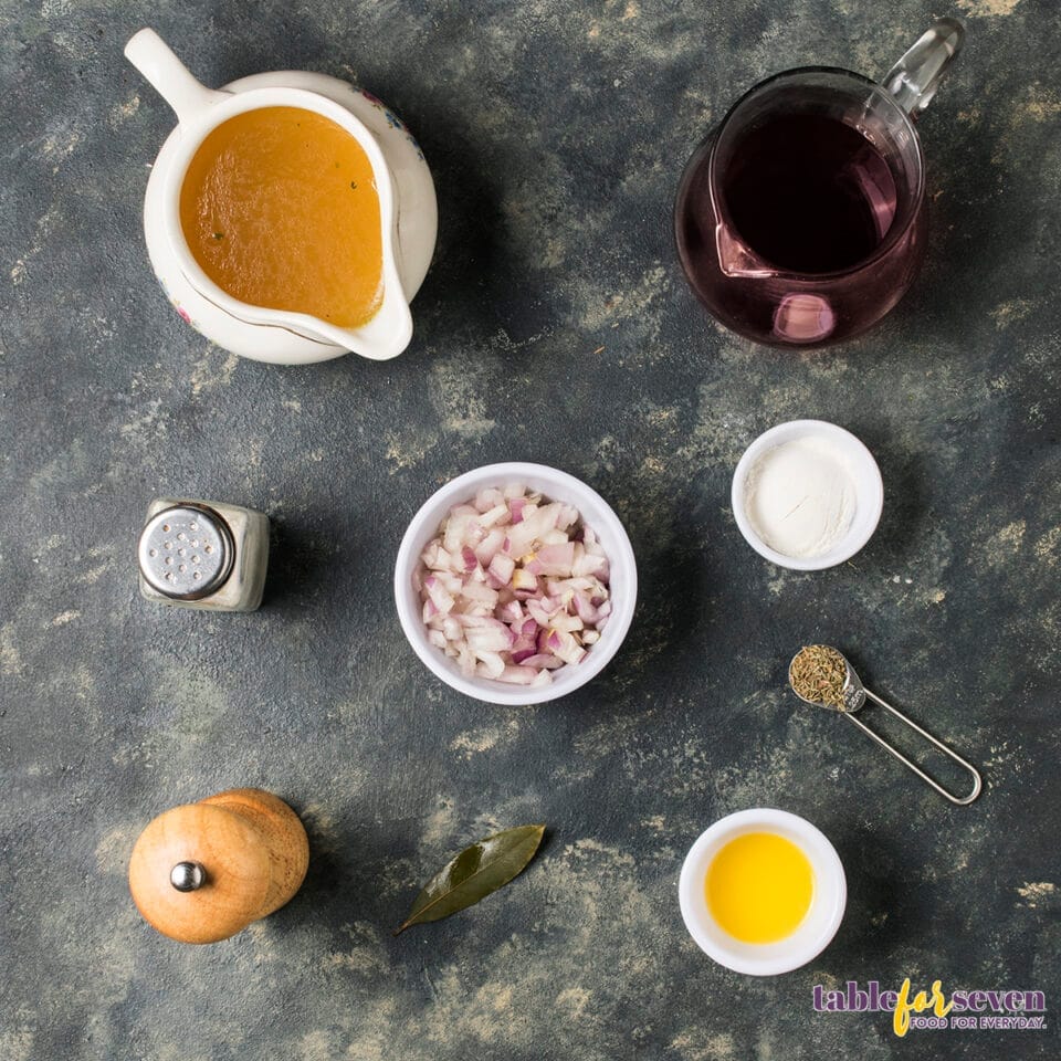 Gordon Ramsay Red Wine Jus - Table for Seven