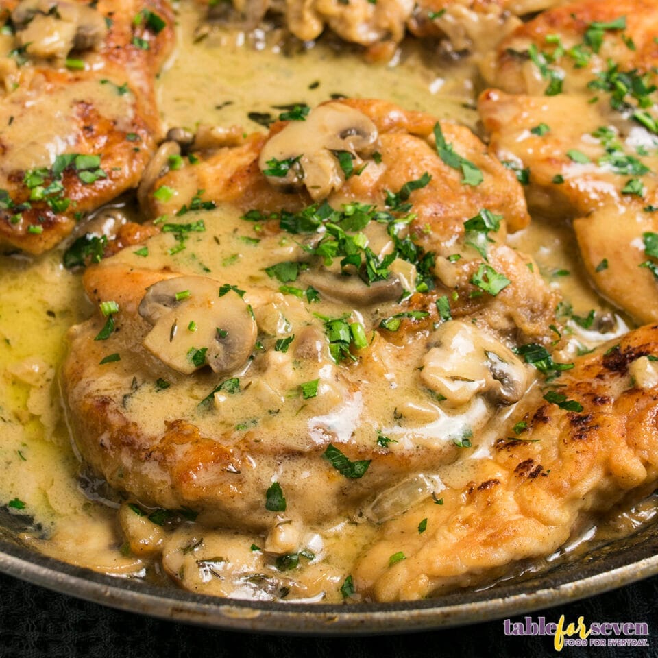Gordon Ramsay Marsala Chicken - Table for Seven