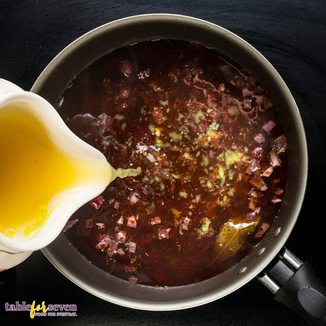 Gordon Ramsay Red Wine Jus - Table for Seven