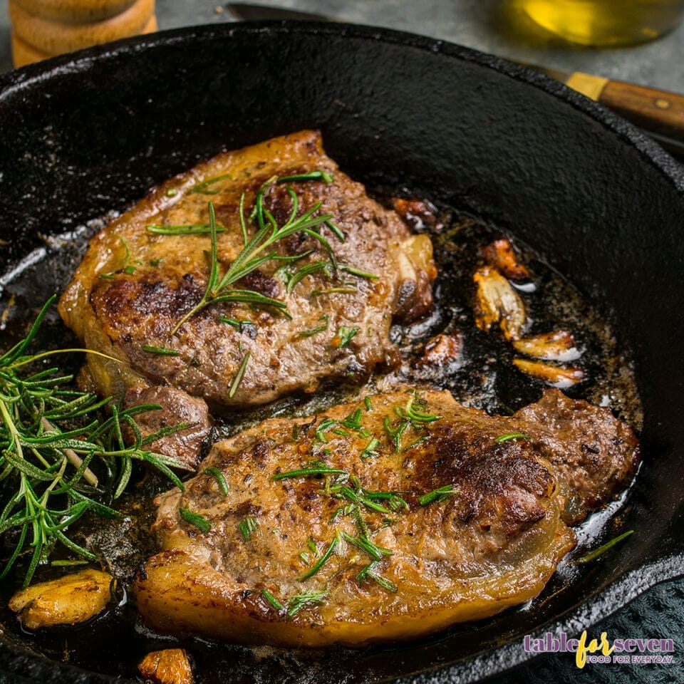Gordon Ramsay Pan Seared Steak Finish In Oven - Table for Seven