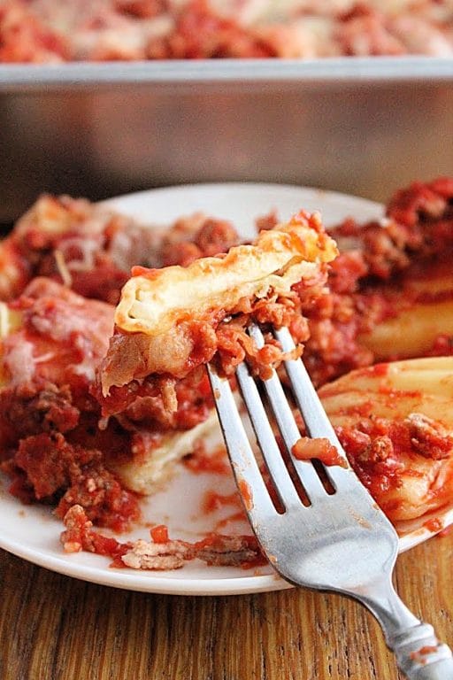 Shortcut Cheese Manicotti - Table for Seven